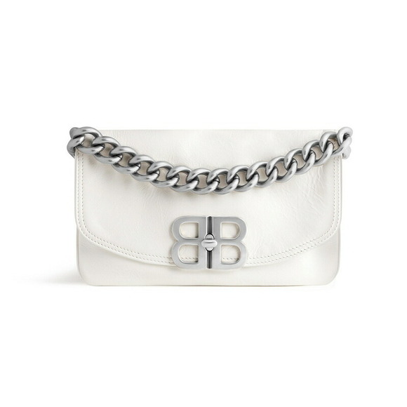 Balenciaga | Bags | Balenciaga Bb Soft Flap Bag White | Poshmark